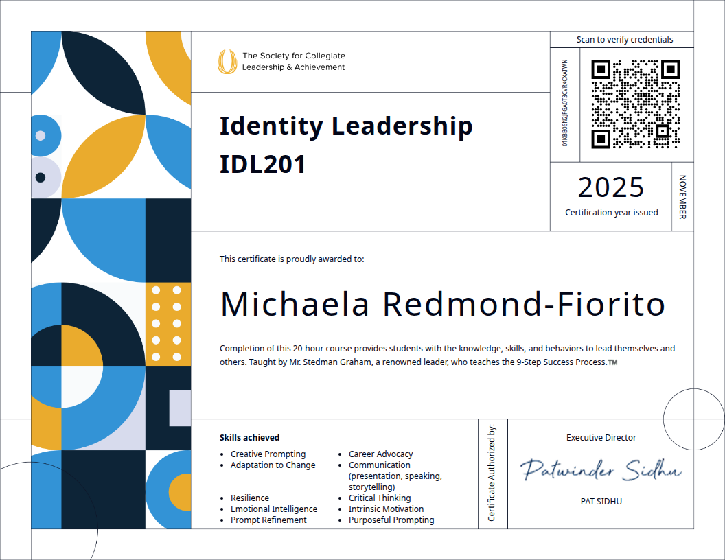 Identity Leadership IDL201 - Badge